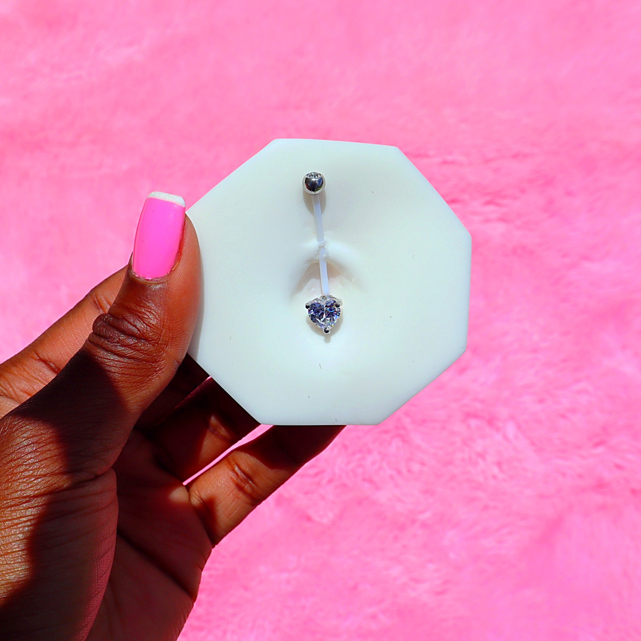 Heart Maternity Belly Ring